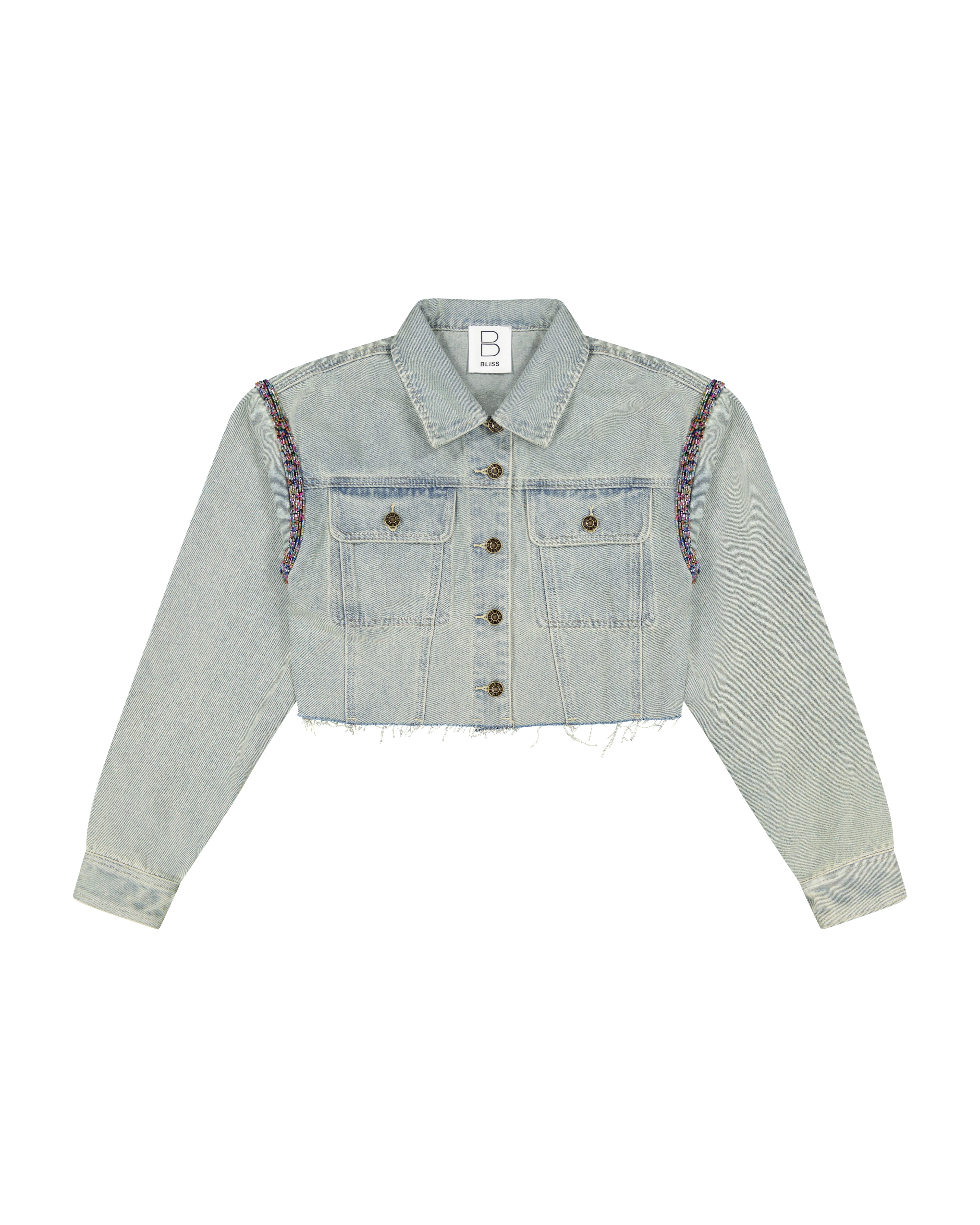 Bliss Denim Embellished Jacket